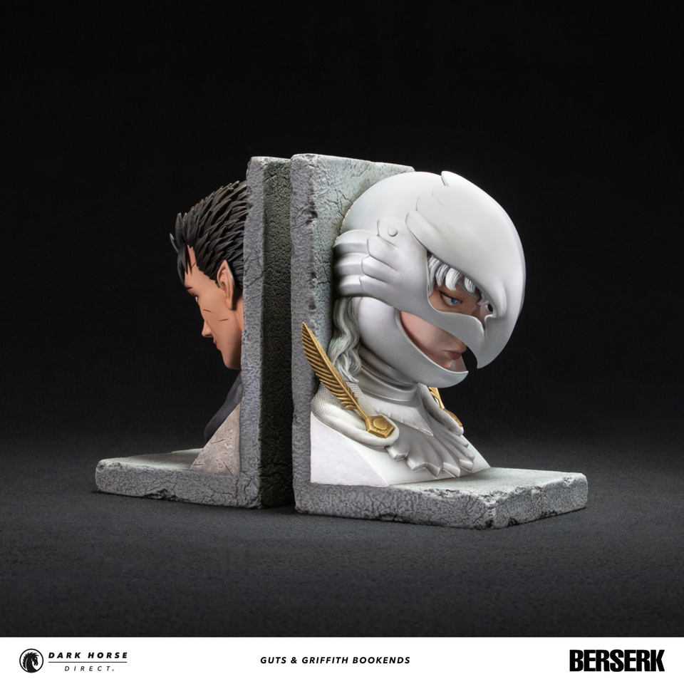 Berserk Manga Bookends Statue - Dark Horse LIMITED, Guts & Griffith NEW ...