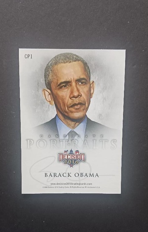 2016 BARACK OBAMA DECISION CANDIDATE PORTRAITS #CP1 | eBay