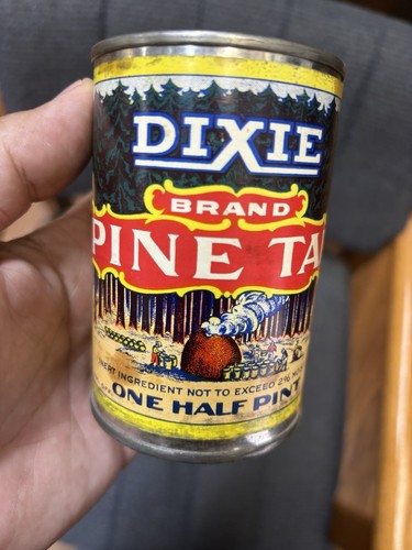 Vintage Dixie Brand Pine Tar Paper Label One Pint Great Advertising ...