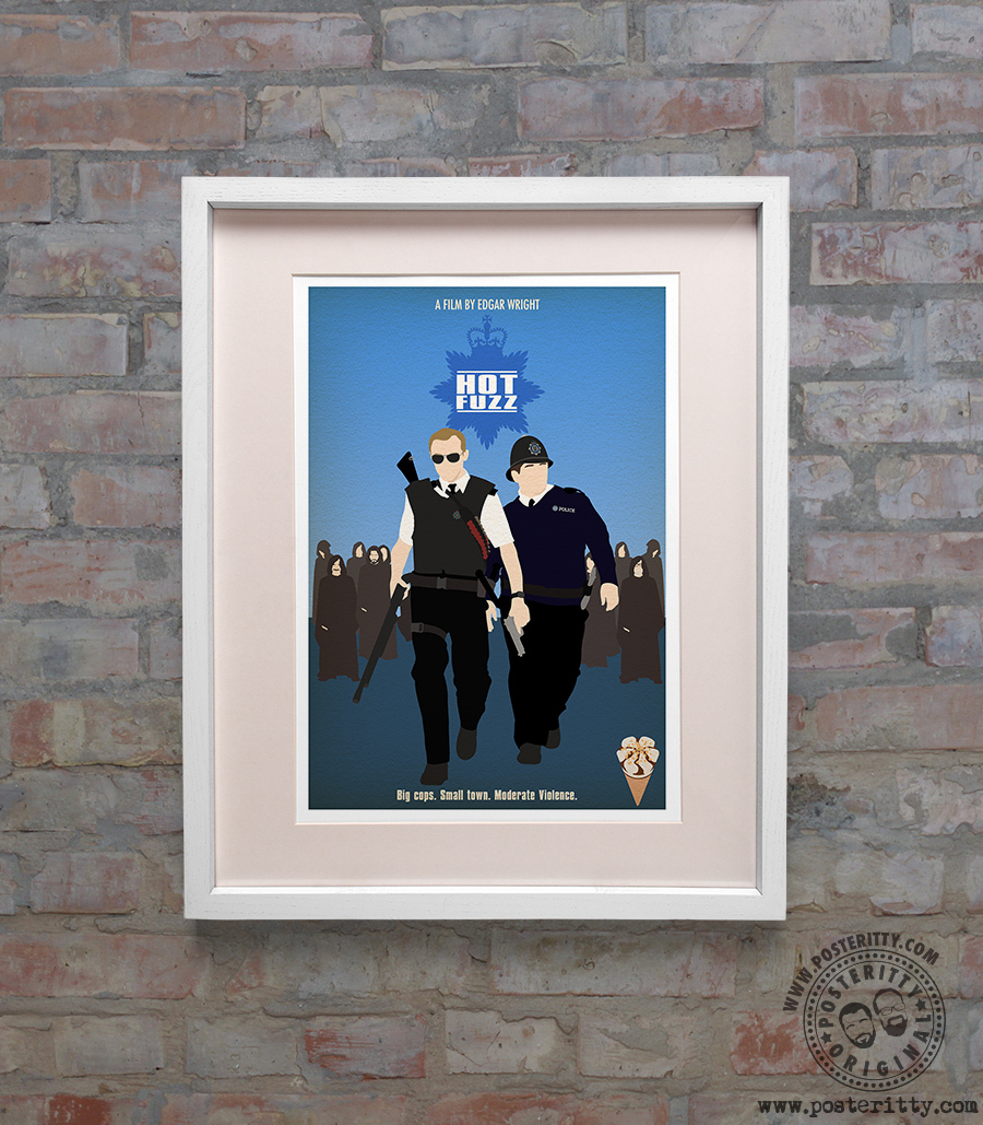 Hot Fuzz Minimalist Poster