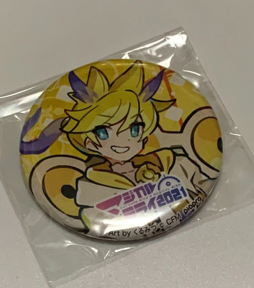Set of 4 Kagamine len Badge Magical Mirai 2021 10th & Assort Badge bbb ...