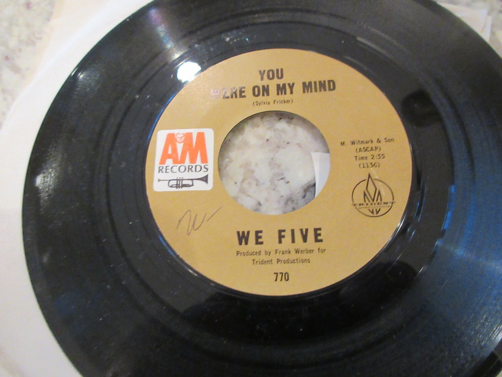 45 RPM , WE FIVE , You Were On My Mind , Small World | eBay