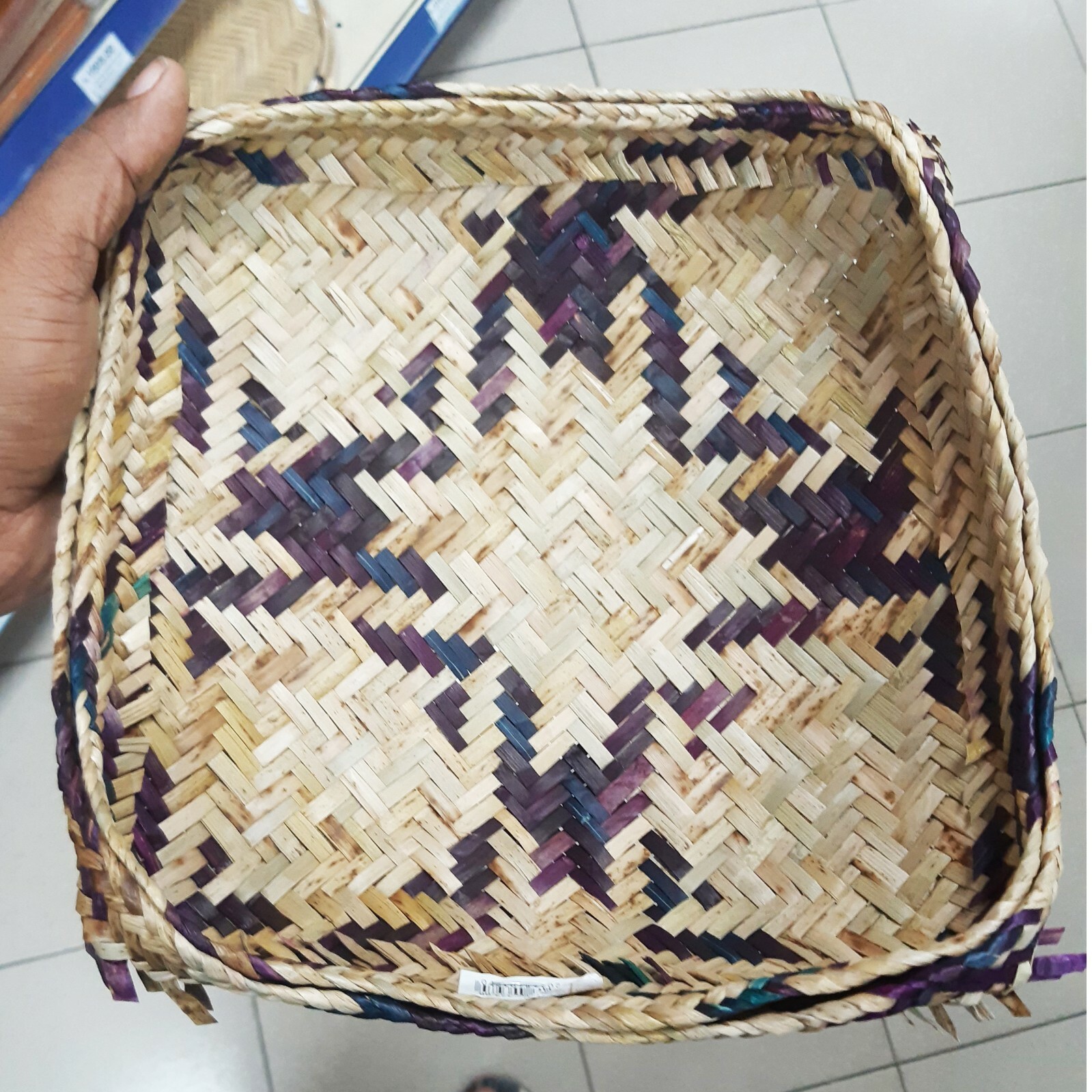 Natural Reed Leaves Tray Athulpatha Handmade Pan Watti Woven Eco ...