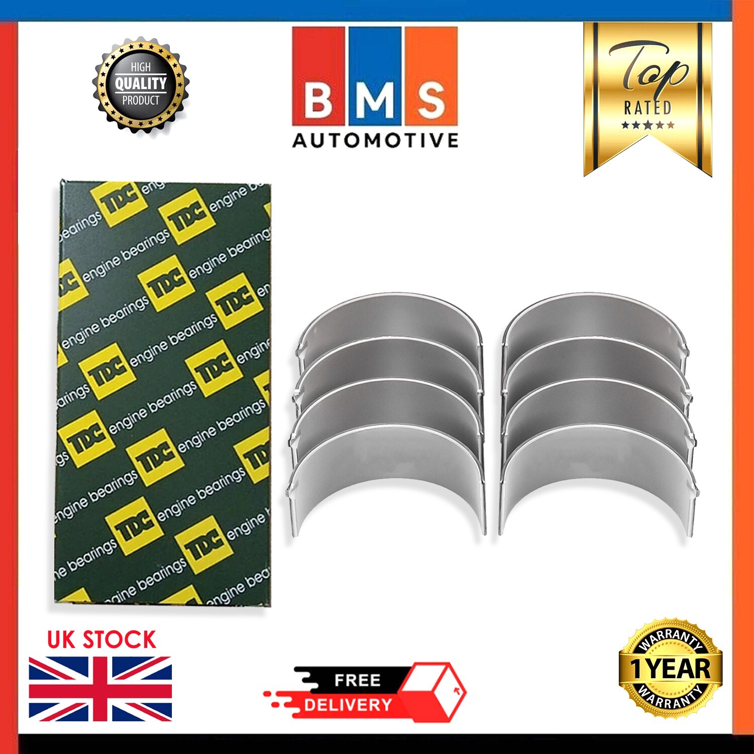 MERCEDES BENZ OM651 BIG END BEARING 2.1 DIESEL 0.25 SPRINTER B906 B907 ...