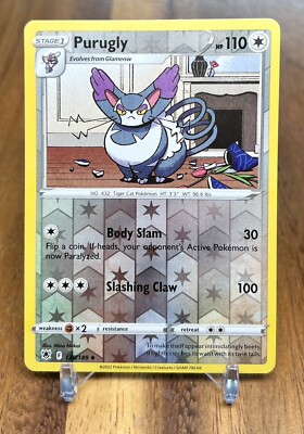 Purugly 128/189 Reverse Holo SWSH Astral Radiance Pokemon Card NM | eBay