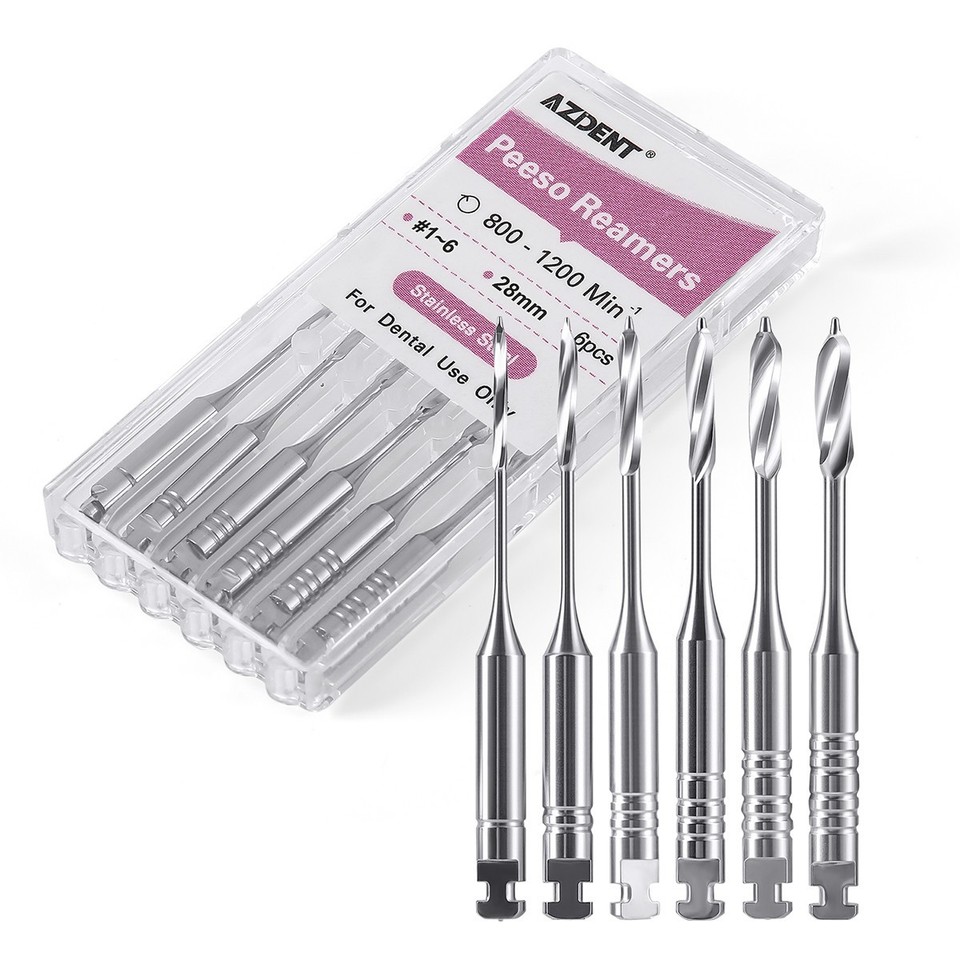 Dental Endodontic Peeso Reamers/Glidden Gates Drills Spiral Burs Root ...