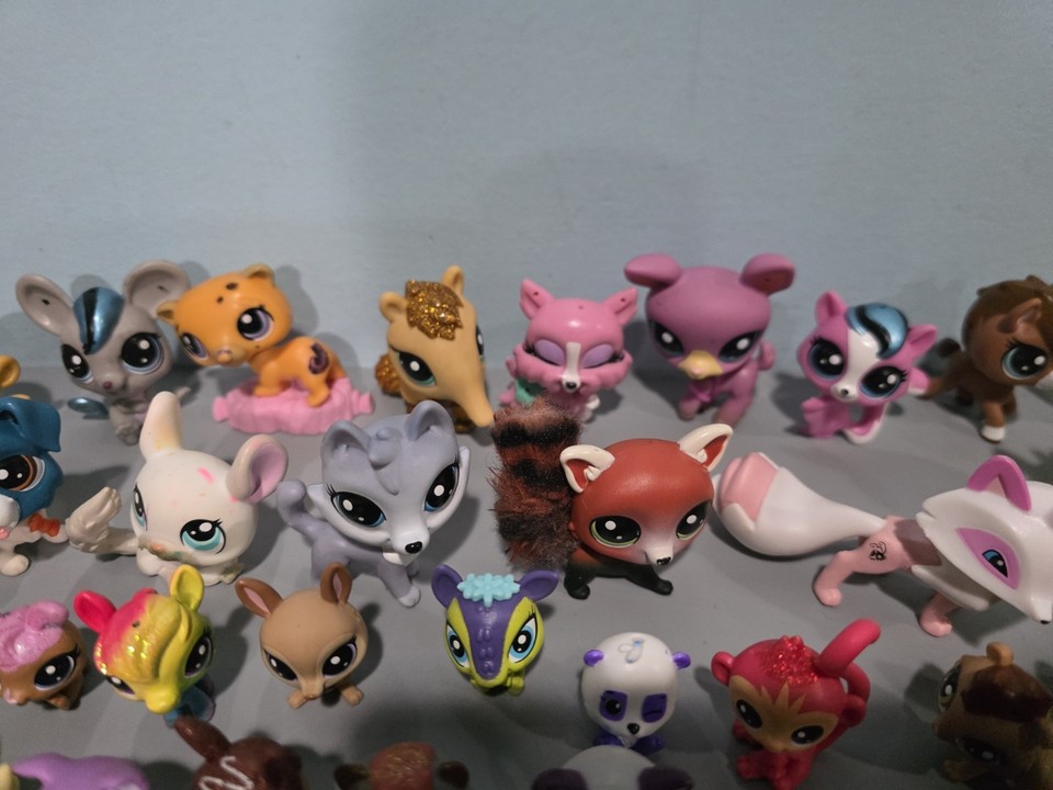 LITTLEST PET SHOP FIGURE LOT 81 PETS DOGS CATS FROGS FOX Some Are Rare ...