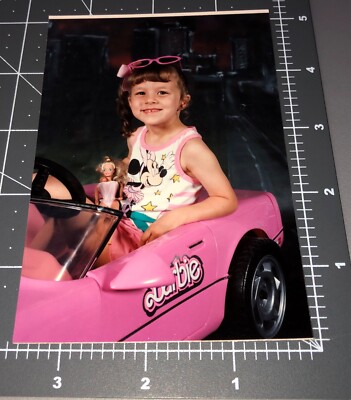 1990s BARBIE GIRL Big Wheels & Doll TOY Vintage Studio PHOTO | eBay