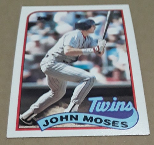 1989 Topps John Moses Minnesota Twins Baseball Card | eBay