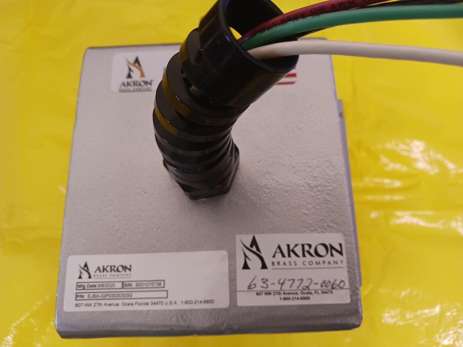 Akron Brass EJBX 63-4772-0060 Electrical Junction Box | eBay