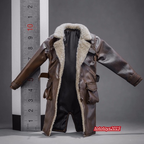 1/12 Brown Fur Windbreaker Coat heroes Bane For 6'' Male Action Figure ...