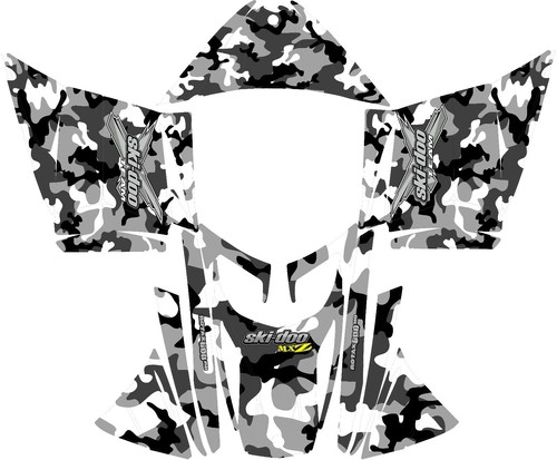 SNOWMOBILE SKI DOO WRAP KIT REV,XP, XR,XS,XM 03-16 CAMO | eBay