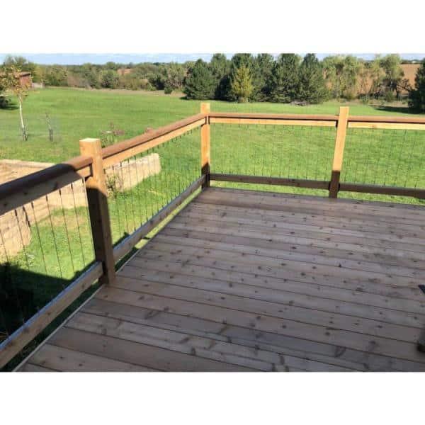 Insta-Rail Cable Railing Kit for 36" High Railings Vertical Stainless ...