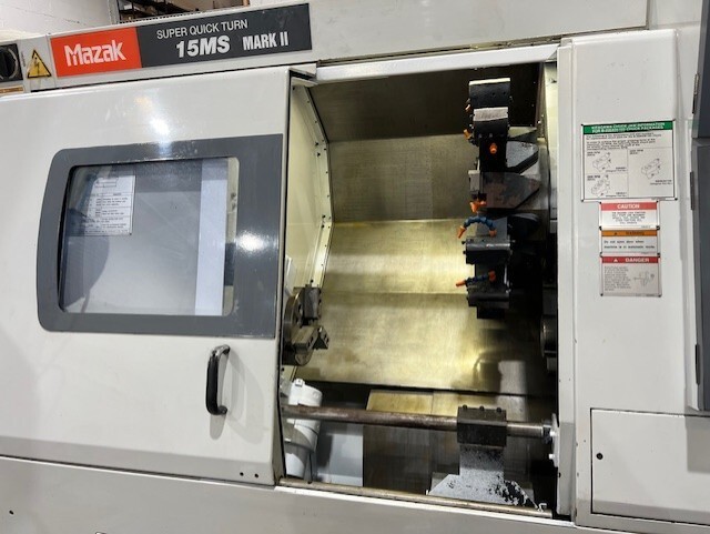 Mazak SQT-15 MS Double Spindle CNC Lathe with Live Tooling and parts ...