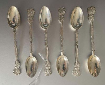 Set of 6 Antique 830 Silver Spoons – Elegant Vintage! 93.2g | eBay