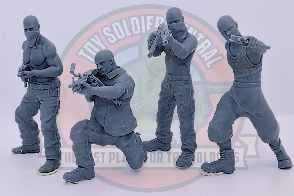 Gangster Toy Soldiers - Modern Street Criminals - 54mm - Thug Army Men ...