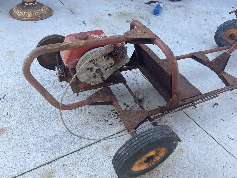 Vintage Go Kart Clinton 2 Cycle Project Yazoo Dragster | eBay