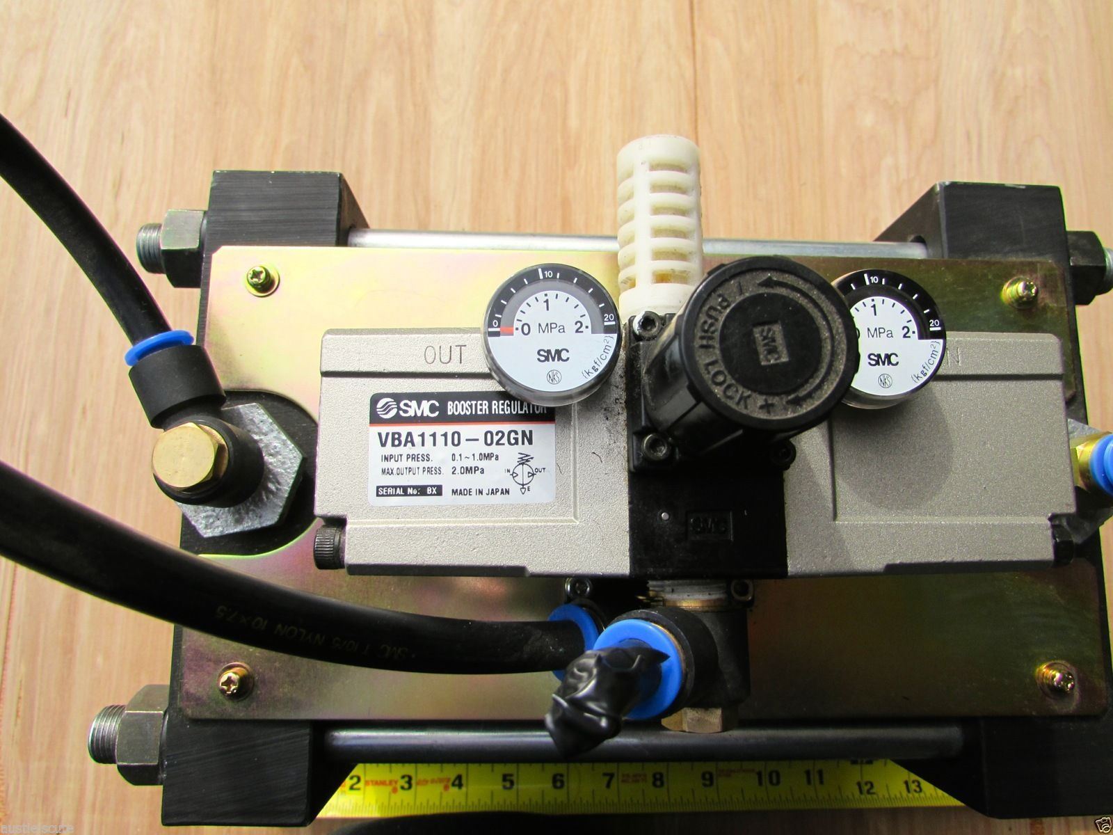 SMC Pneumatic Booster Pressure Doubler Tank VBA1110-02 VBA10A-02GN ...