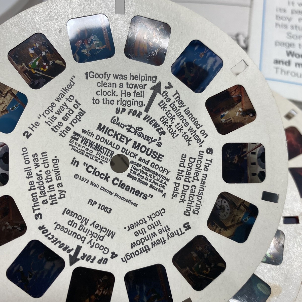 Projector View Master Discs