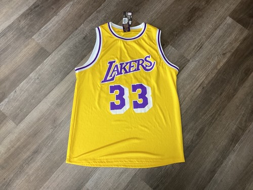 LOS ANGELES LAKERS KAREEM ABDUL-JABBAR #33 JERSEY SZ XL PRE-OWNED | eBay