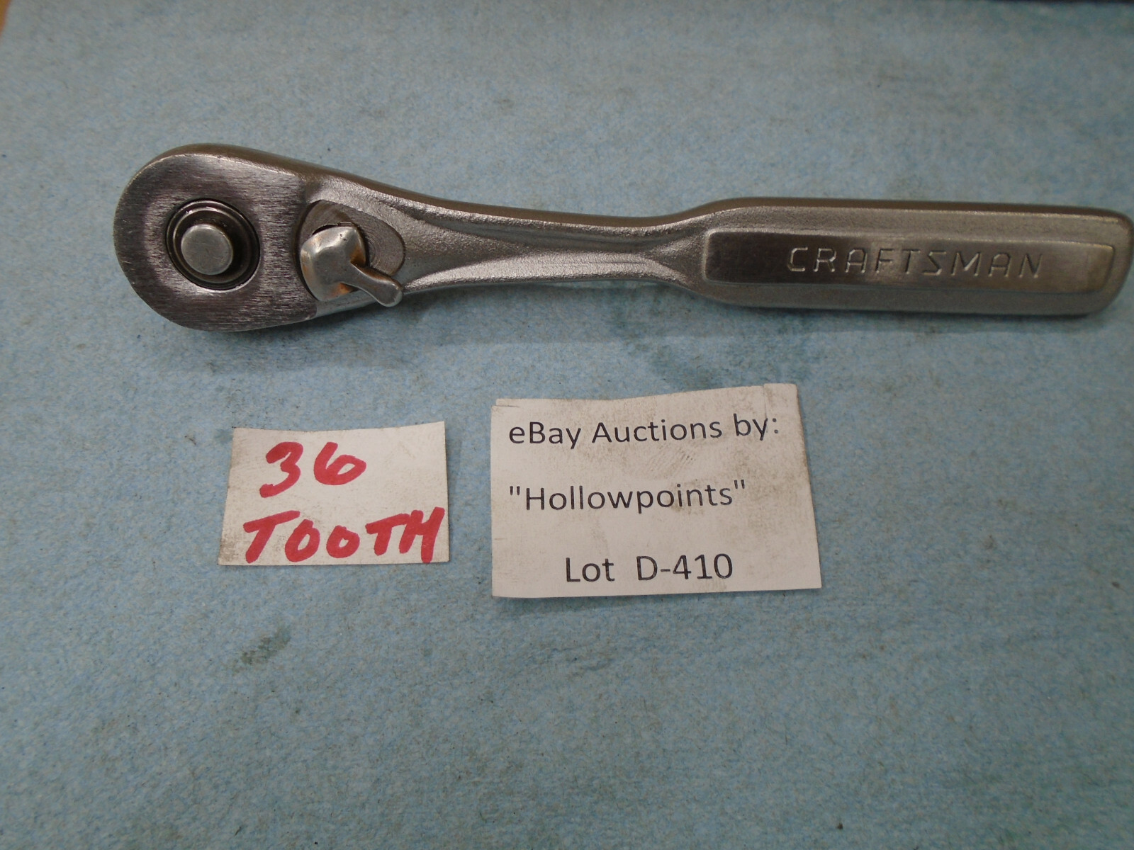 Craftsman VH date USA 44811 3/8" Drive Ratchet Push Button Head 36 ...