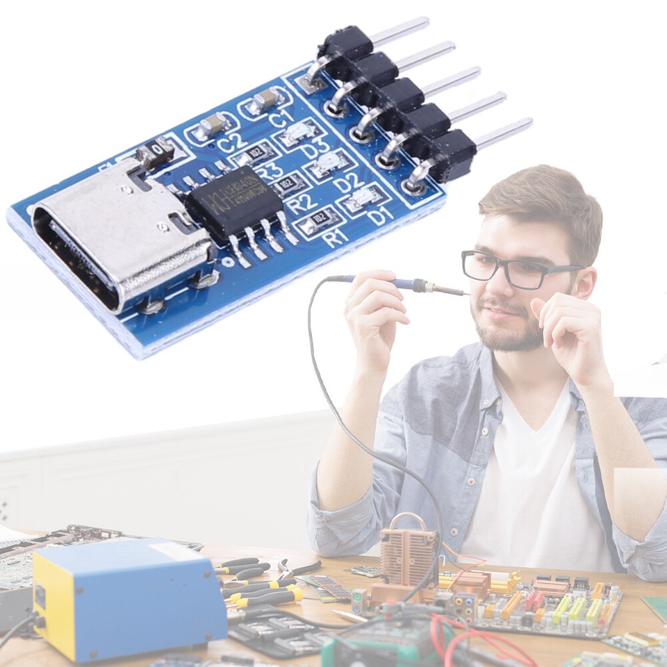 Type C To TTL Serial Port CH340N Module USB-C To TTL Adapter Convenient ...