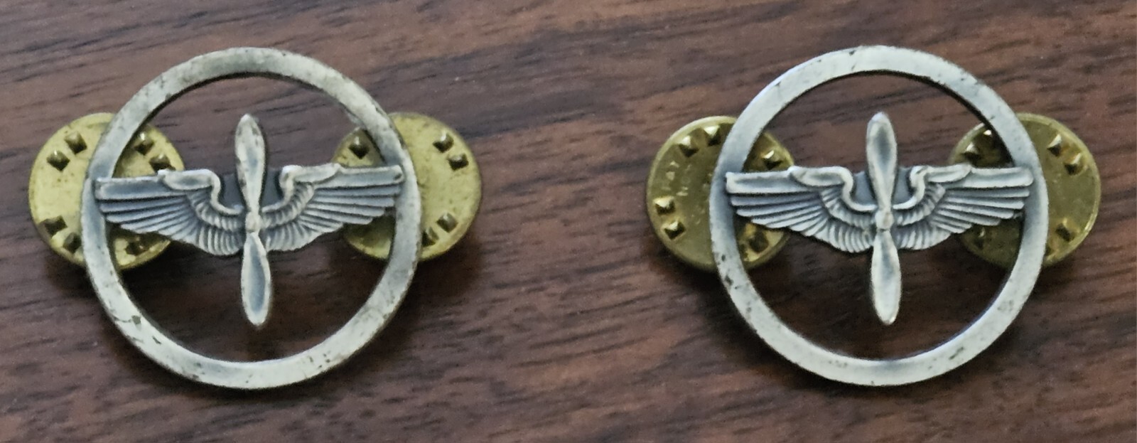 WW2 Air Force Silver Wings & Propeller Officers Pins. Vintage. | eBay