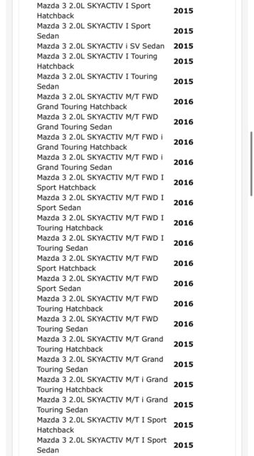 OEM 2014-2018 Mazda 3 Belt Molding Front Left Chrome Mexico Built ...