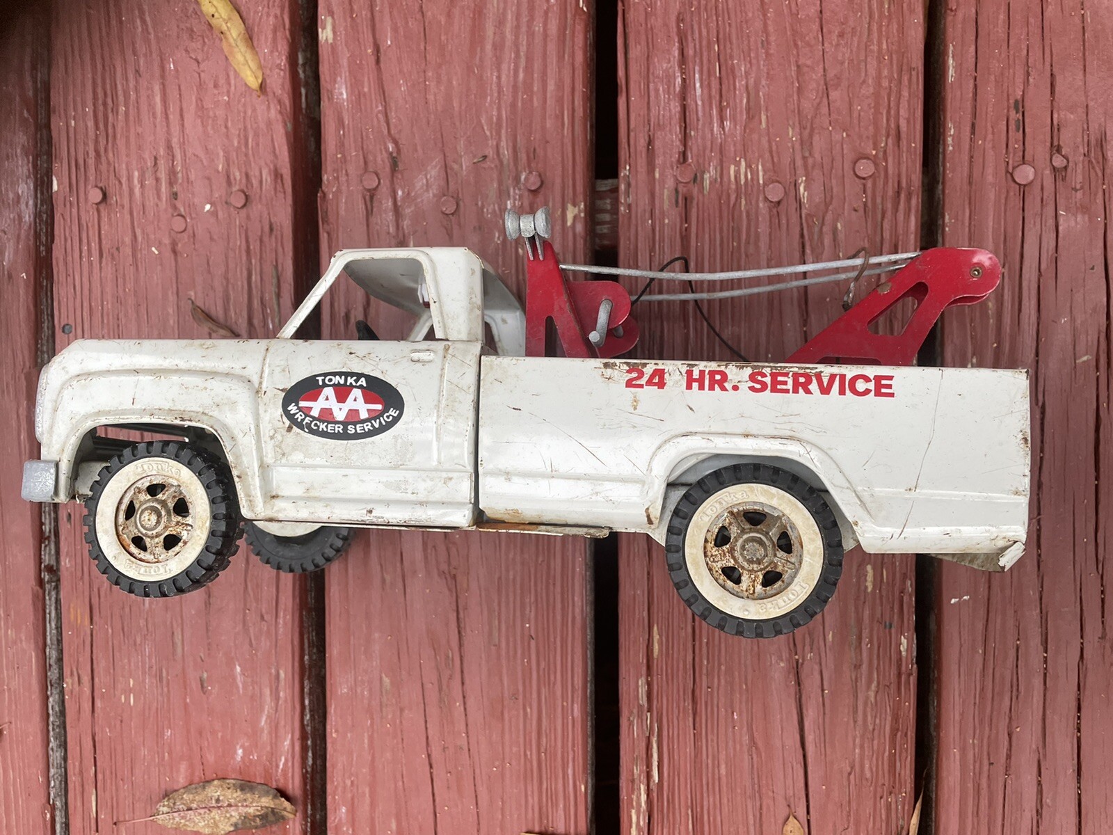 Vintage Tonka AA Wrecker Tow Truck Pressed Steel Toy Vehicle 1960's ...