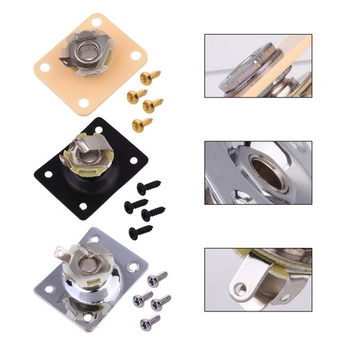 3 Sets Guitar Tool Electronic Socket Plate Durable Parts Input for | eBay