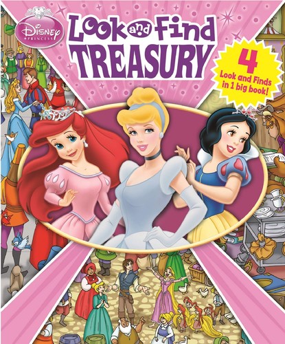 Disney Princess - Look And Find Treasury Bind-Up 4 Books-in-1 - PI Kids ...