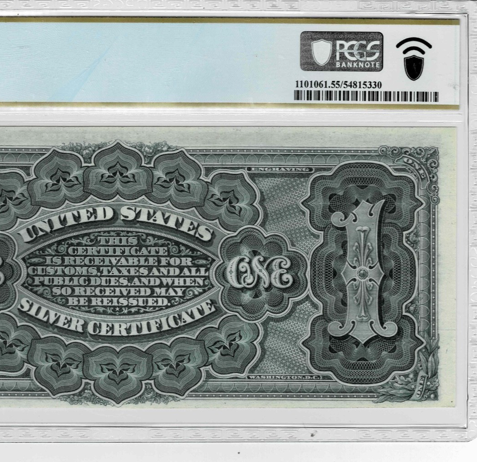 1886 $1 Silver Certificate 'Martha'note--fr.216--PCGS About UNC 55 PPQ ...