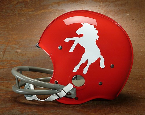 SMU MUSTANGS 1963-66 Authentic GAMEDAY Football Helmet | eBay