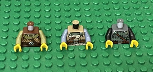Lego 3 Viking Warriors Torso From Viking Ship and the Midgard Serpent ...