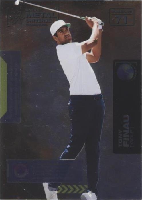 2021 Skybox Metal Universe Champions - Tony Finau #71 (RC) for sale ...