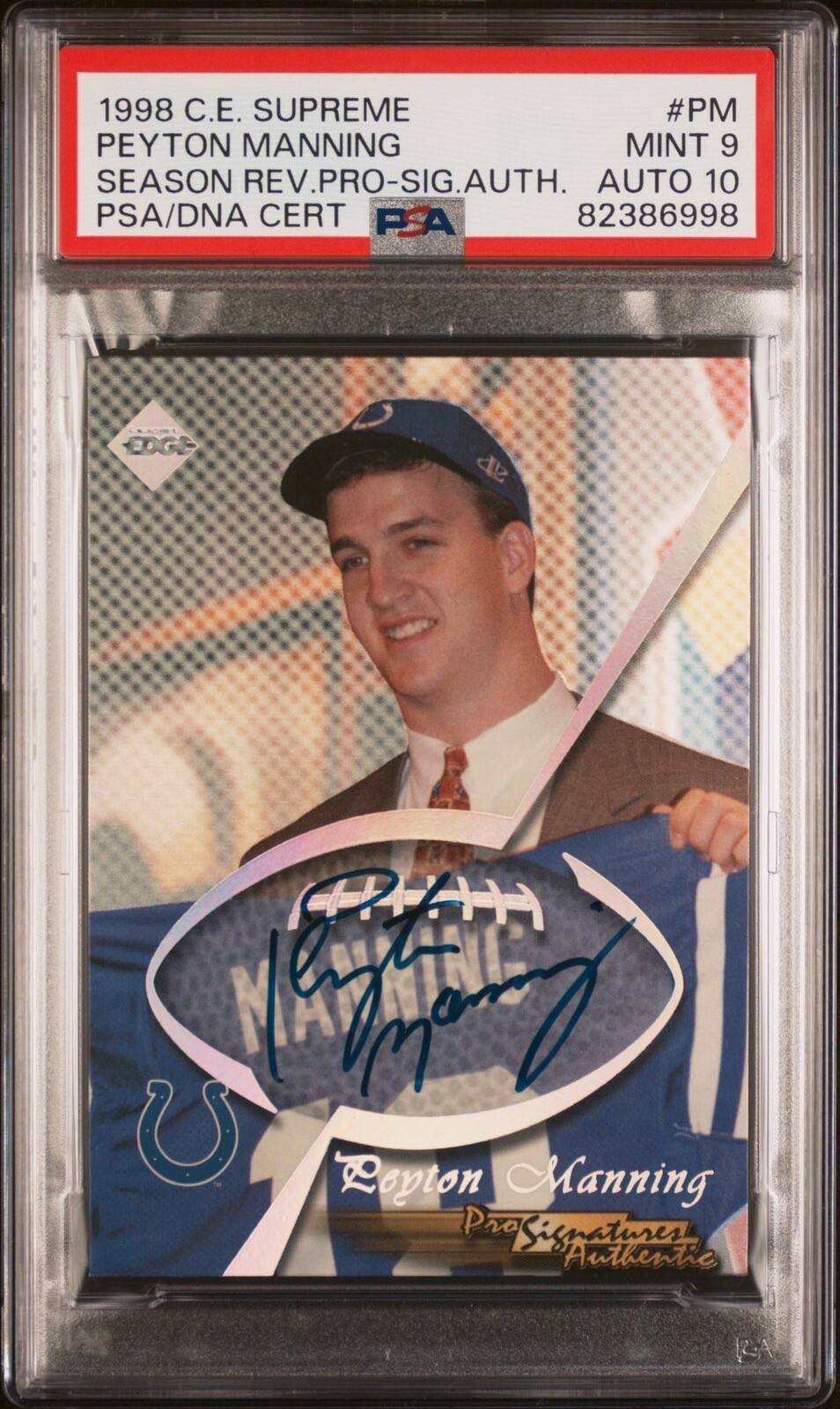 Peyton Manning | Autographed Football Memorabilia & NFL Merchandise