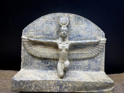 Goddess Isis With Throne Headdress Each Goddess Faces