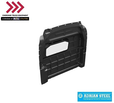 Adrian Steel PARFTMC, Crew Van Composite Partition w/ Visibility, Black ...