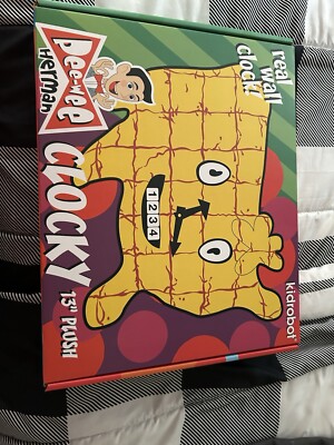 Clocky 15” Plush Clock Kid Robot Pee-Wee Herman Playhouse (0pened) | eBay