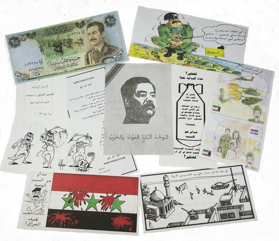 10 Genuine Gulf War Leaflets From Operation PSYOP~To Encourage ...