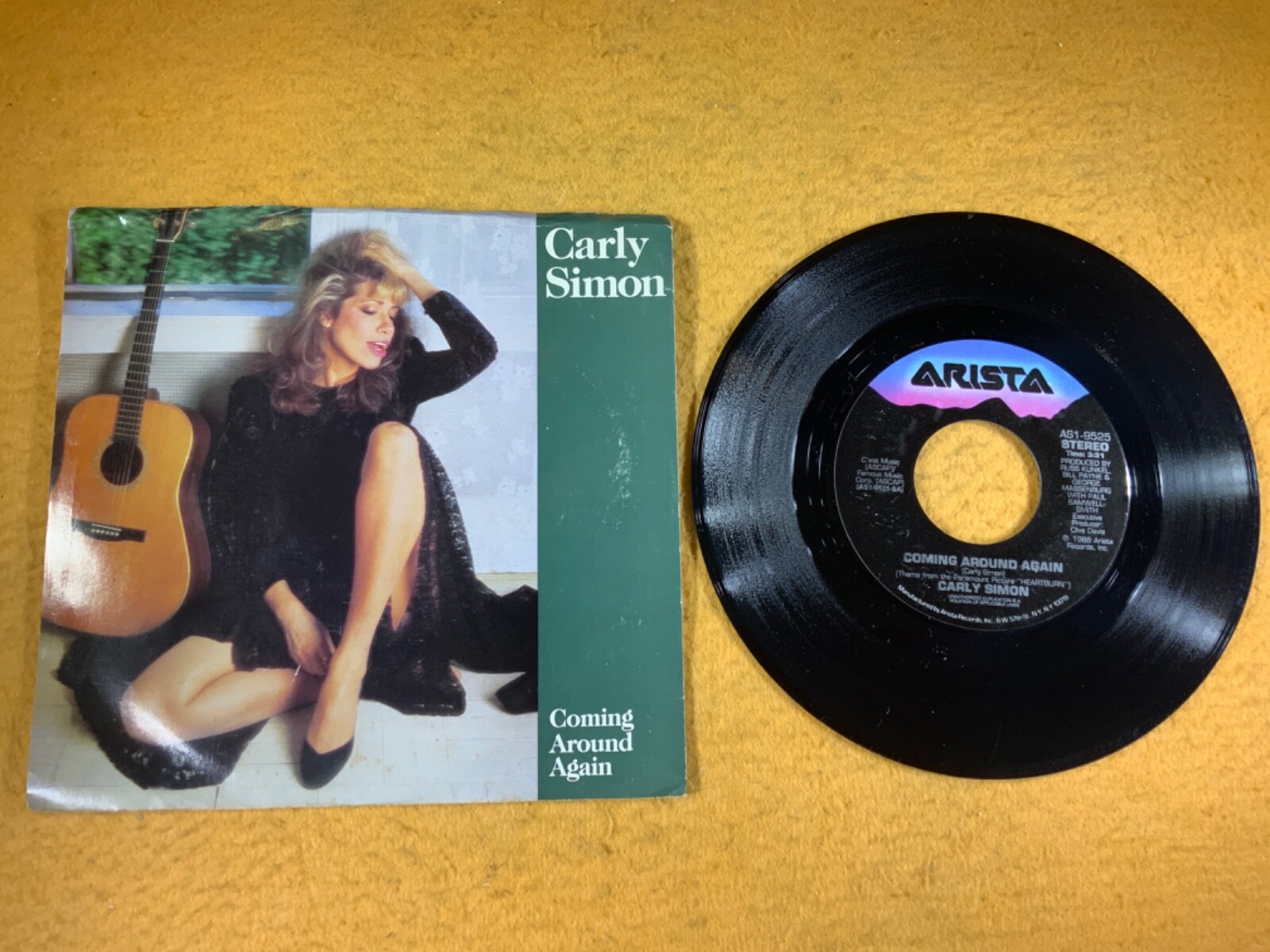 B5-48 CARLY SIMON Coming Around Again / Itsy Betsy Spider - 1986 - AS1 ...