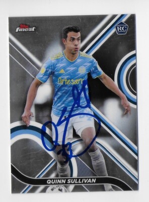 2022 TOPPS FINEST MLS 59 QUINN SULLIVAN UNION AUTOGRAPHED SIGNED SOCCER ...