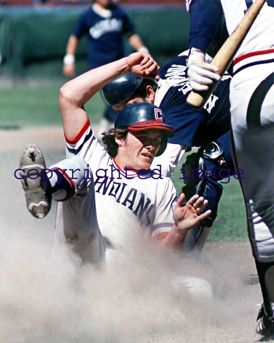 Tom Veryzer 1978-81 Cleveland Indians (Tigers, Mets & Cubs) Color 8x10 ...