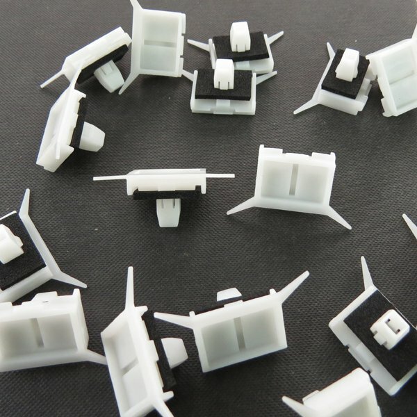10 Windshield Clip White Nylon Retainer W/ Sealer A18236 For Acura ...