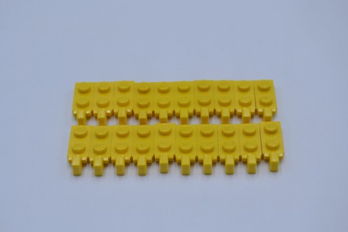 LEGO 20 x Gelenkfinger gelb Yellow Hinge Plate 1x2 Locking with 1 ...