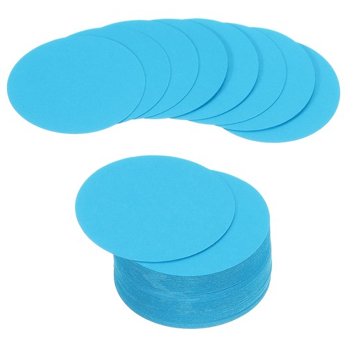 72 Sheet Circle Card Stock, 3" Round Cutouts Paper for Crafts, Sky Blue ...