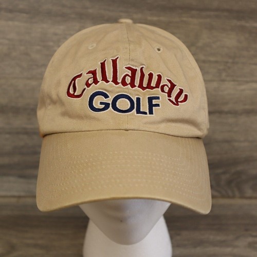 Callaway Golf Strapback Adjustable Baseball Cap Hat Beige | eBay