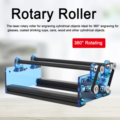 Laser Rotary Roller Y-Axis 360° Rotating Laser Engraver Laser Engraving ...