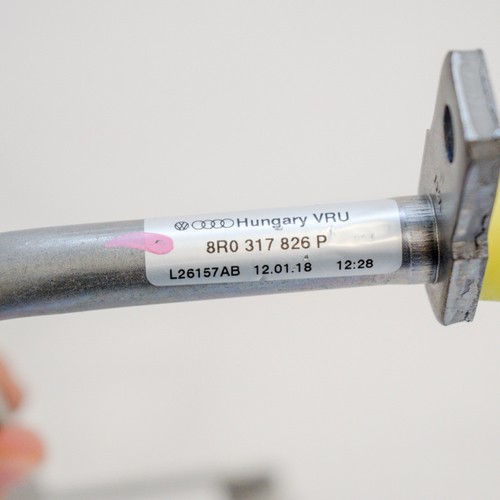 NEW AUDI Q5 8R TRANSMISSION OIL COOLER-OUTLET PIPE 8R0317826P OEM | eBay