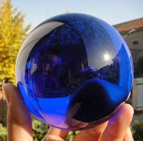 40-120mm Natural Blue Obsidian Sphere Large Crystal Ball Healing Stone ...